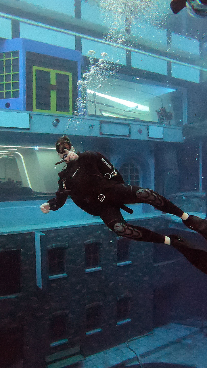 The world’s deepest dive pool