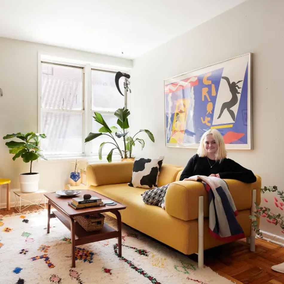 Tour a Brooklyn Rental Apartment Thats a Color Mash-up