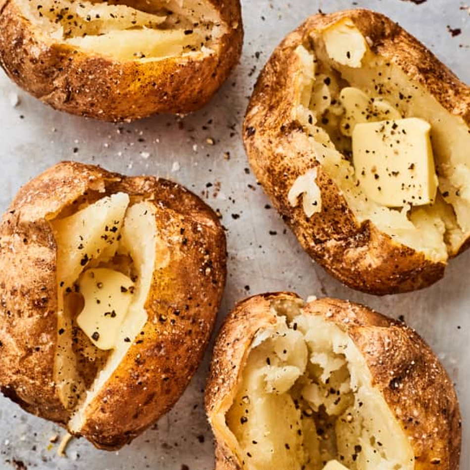 How to Make Fluffy & Crisp Jacket Baked Potatoes